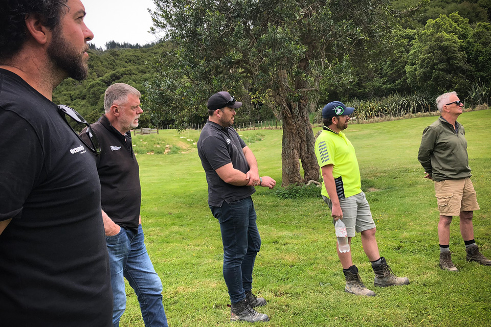 NZ Forest Owners and Eastland Woodland Council visit - Waikereru